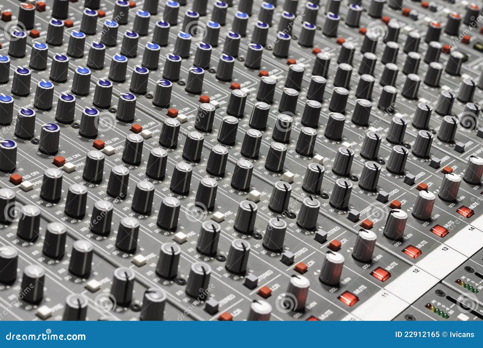 Sound mixer stock image. Image of mixing, produce, fader - 22912165