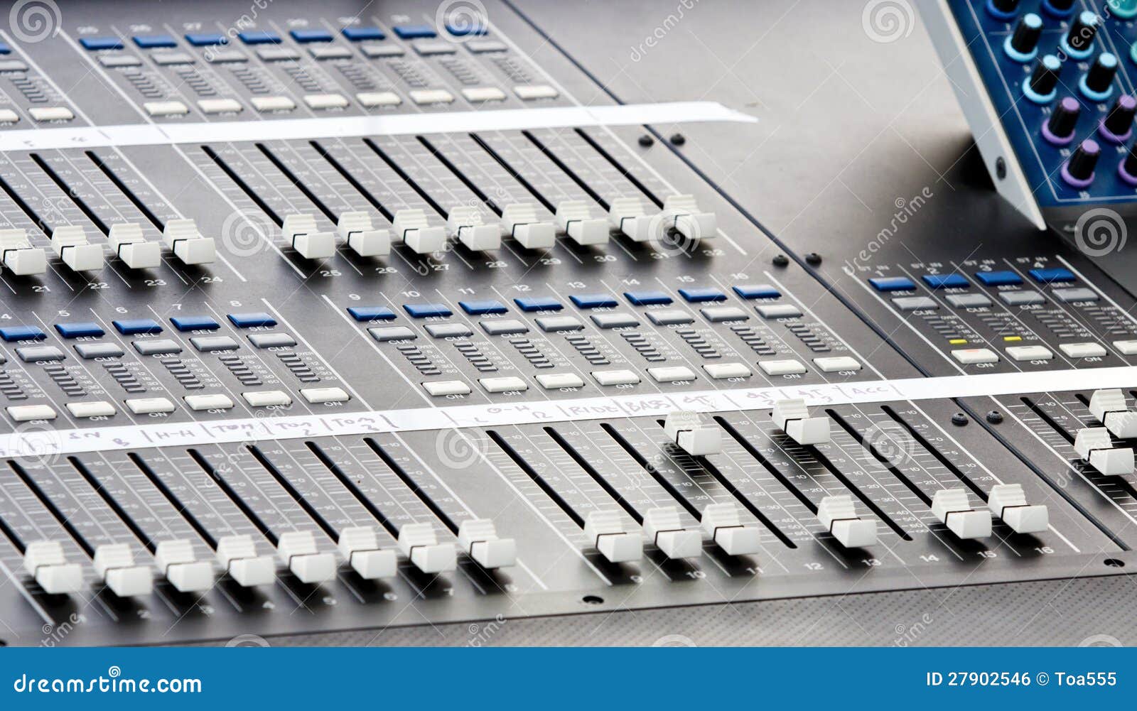 Sound mixer stock photo. Image of adjustment, digital - 27902546