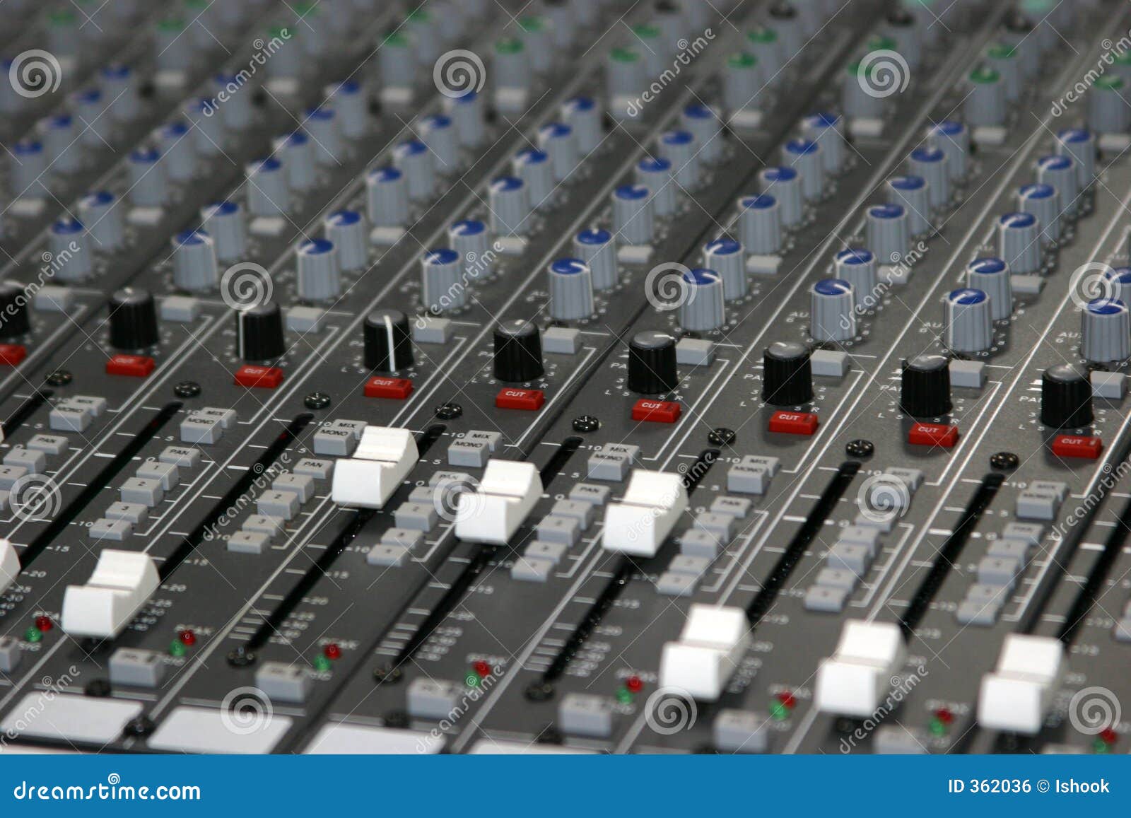 Sound Mixer stock photo. Image of mixer, buttons, jockey - 362036