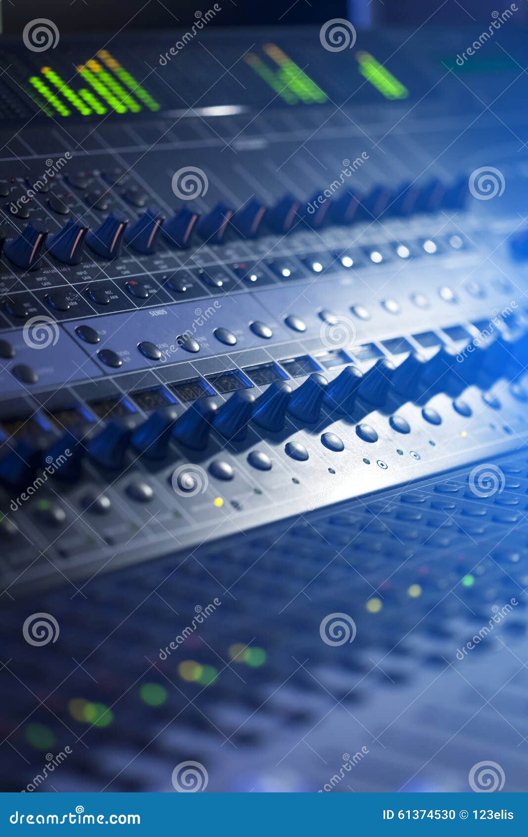 Sound Mixer stock photo. Image of music, hand, digital - 61374530