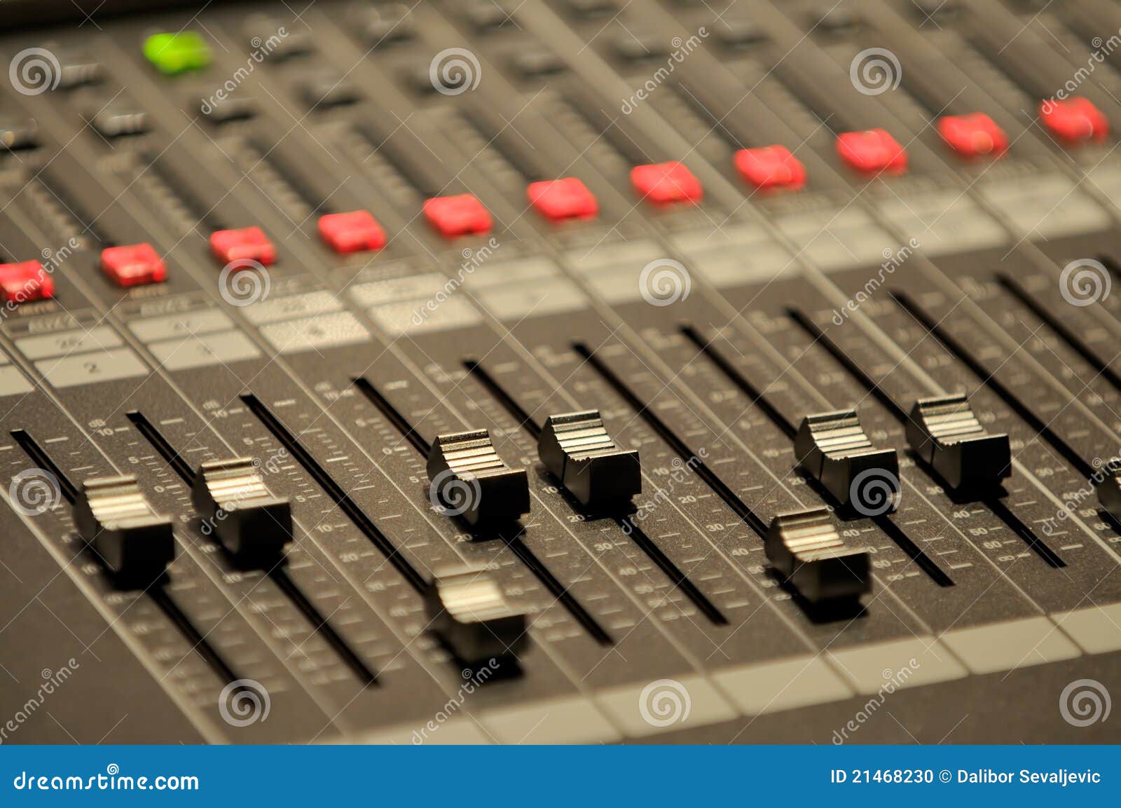 Sound mixer control stock photo. Image of media, blackboard - 21468230