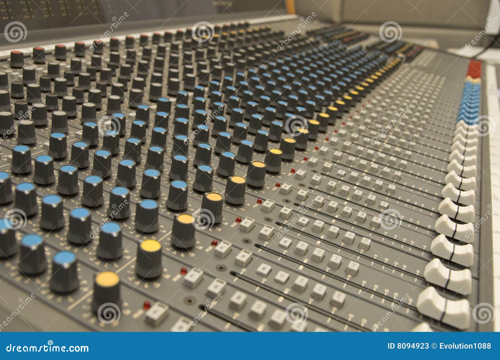 Sound and Music Mixer stock image. Image of media, composer - 8094923