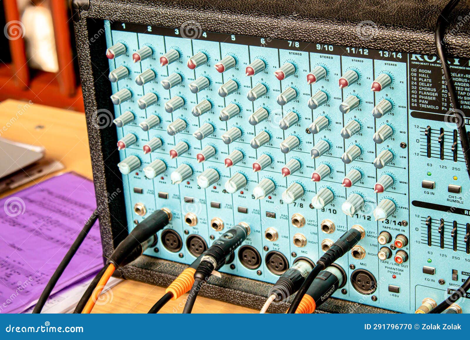 Multichannel Sound Mixer Console Board Or Mixer Electronic Equipment ...