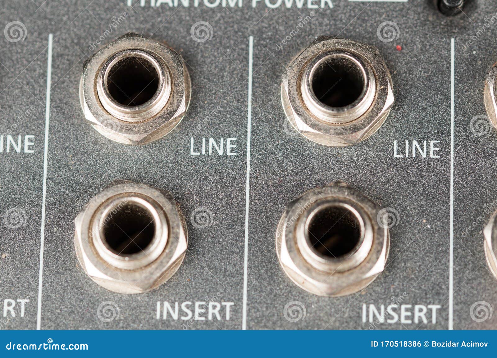 Sound Music Mixer Control Panel.Buttons on Mixer Stock Photo - Image of ...