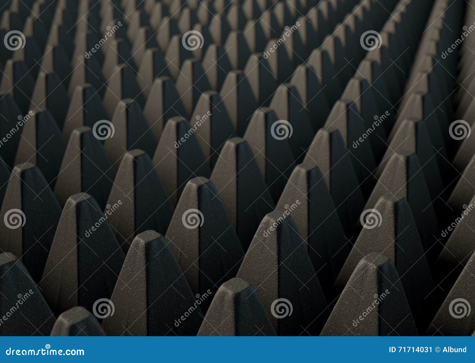 Sound Proof Foam stock illustration. Illustration of spikes - 71714031