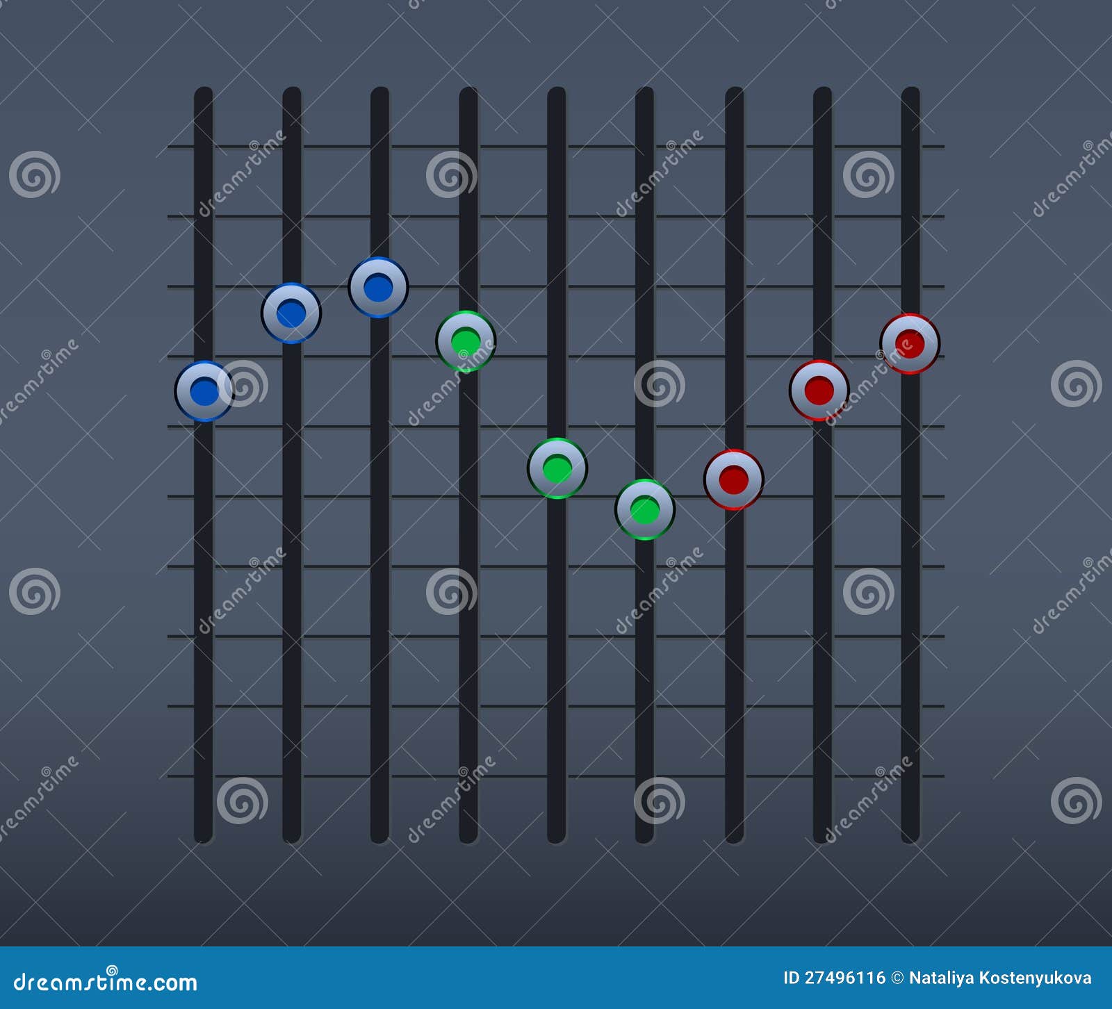 Sound slider stock illustration. Illustration of audio - 27496116