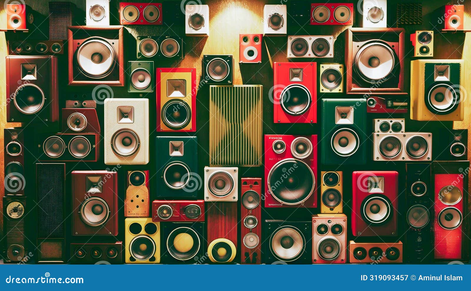 A Stunning Vintage-inspired Wall Adorned with a Curated Collection of ...