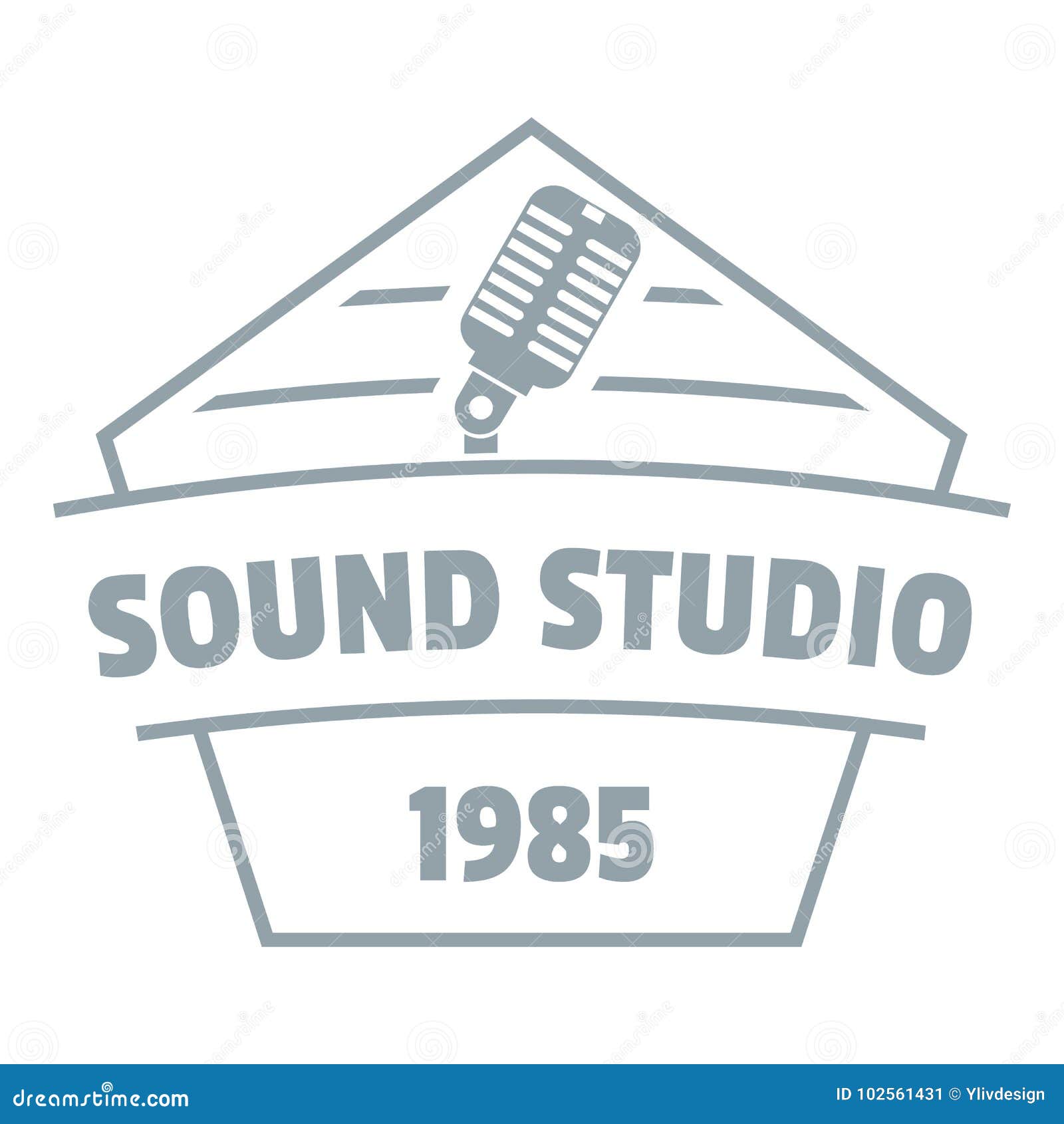 Sound Studio Line Icons Signs Set. Design Collection Of Recording ...
