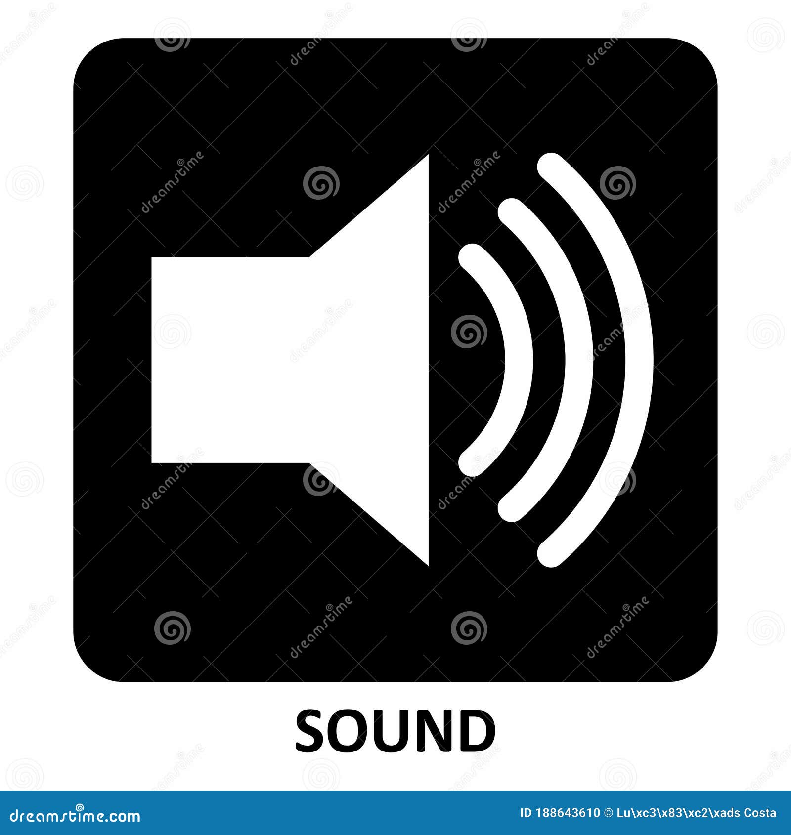 Sound symbol illustration stock illustration. Illustration of louder ...