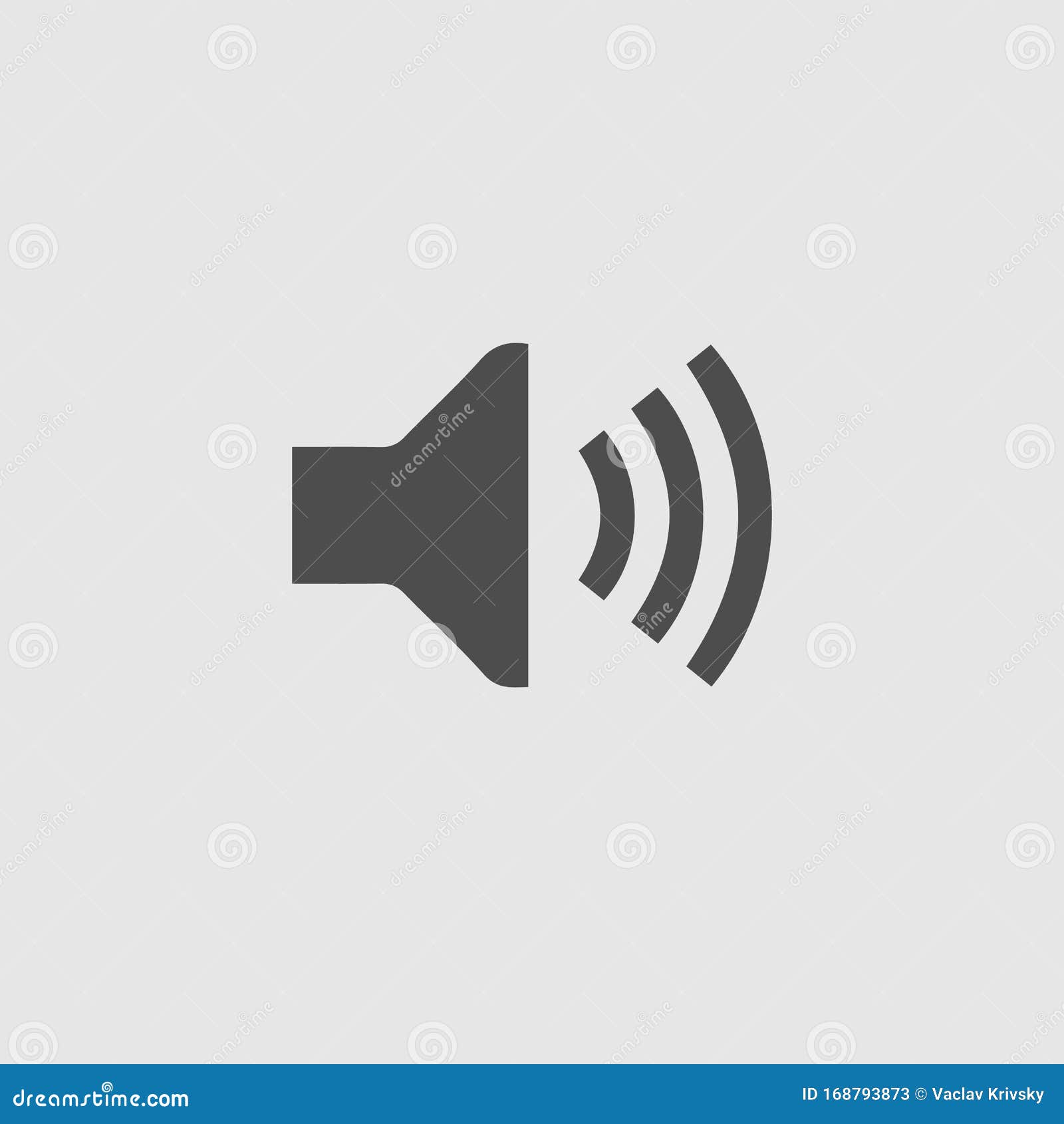 Sound symbol vector stock vector. Illustration of black - 168793873