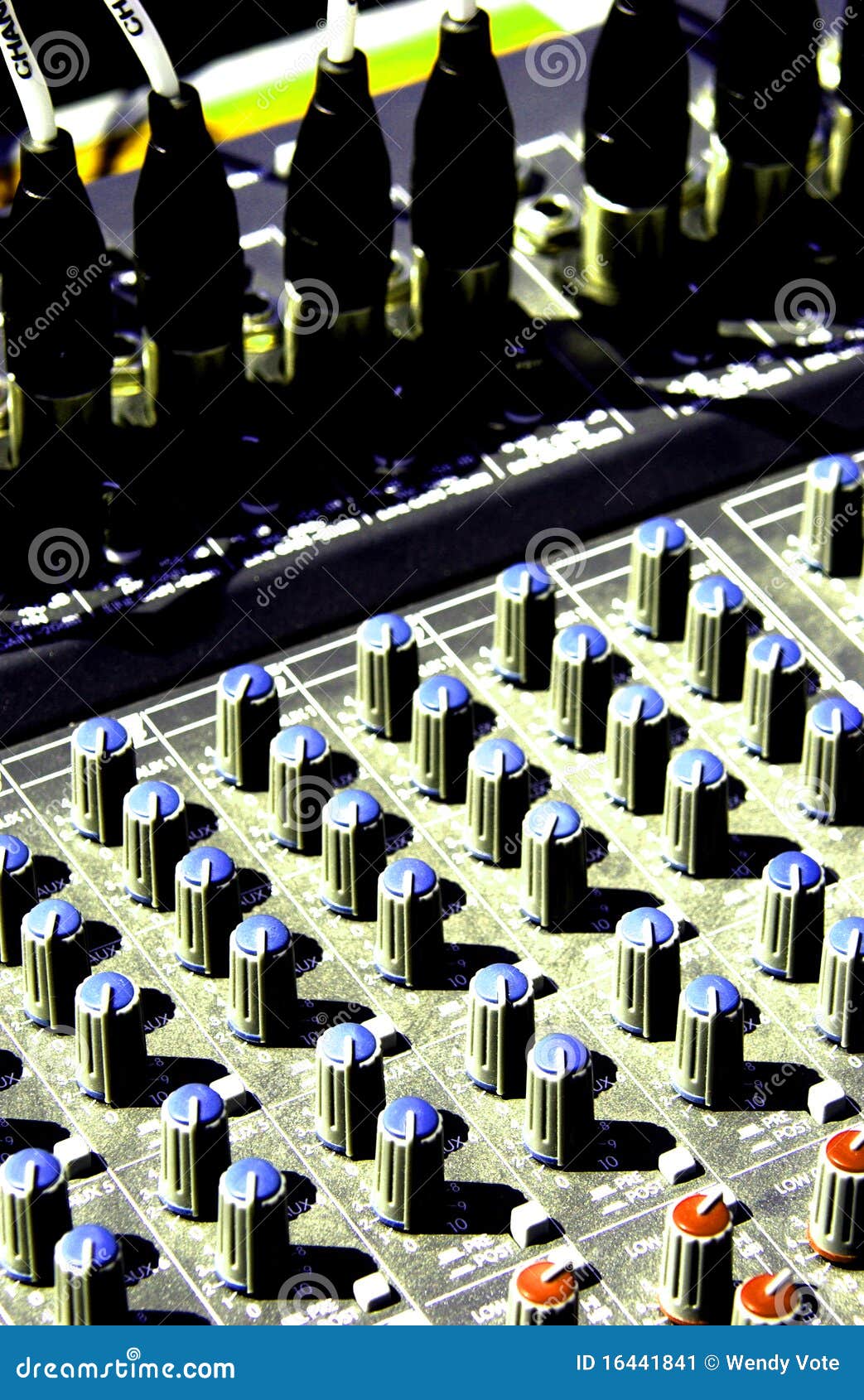 Sound system stock image. Image of treble, panel, recording - 16441841