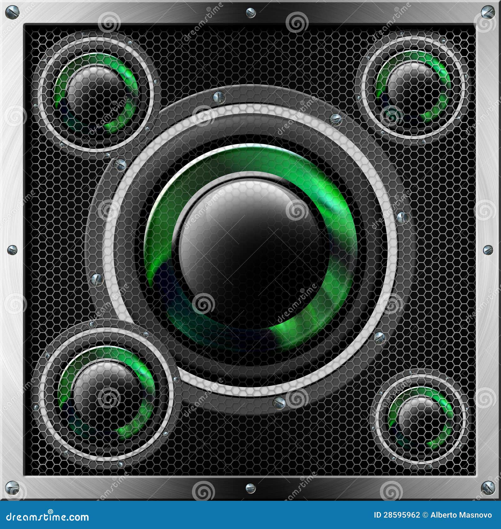 Sound System Background stock illustration. Illustration of loudness ...