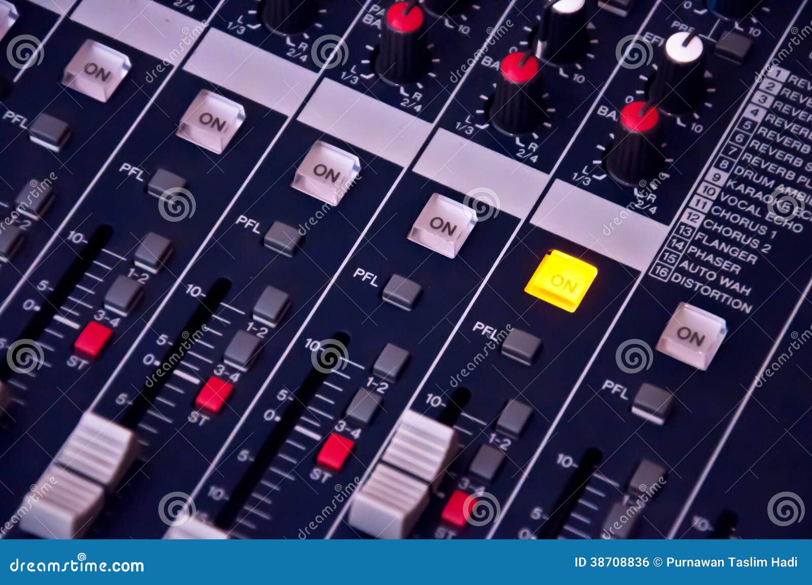 Sound System on stock photo. Image of volume, control - 38708836