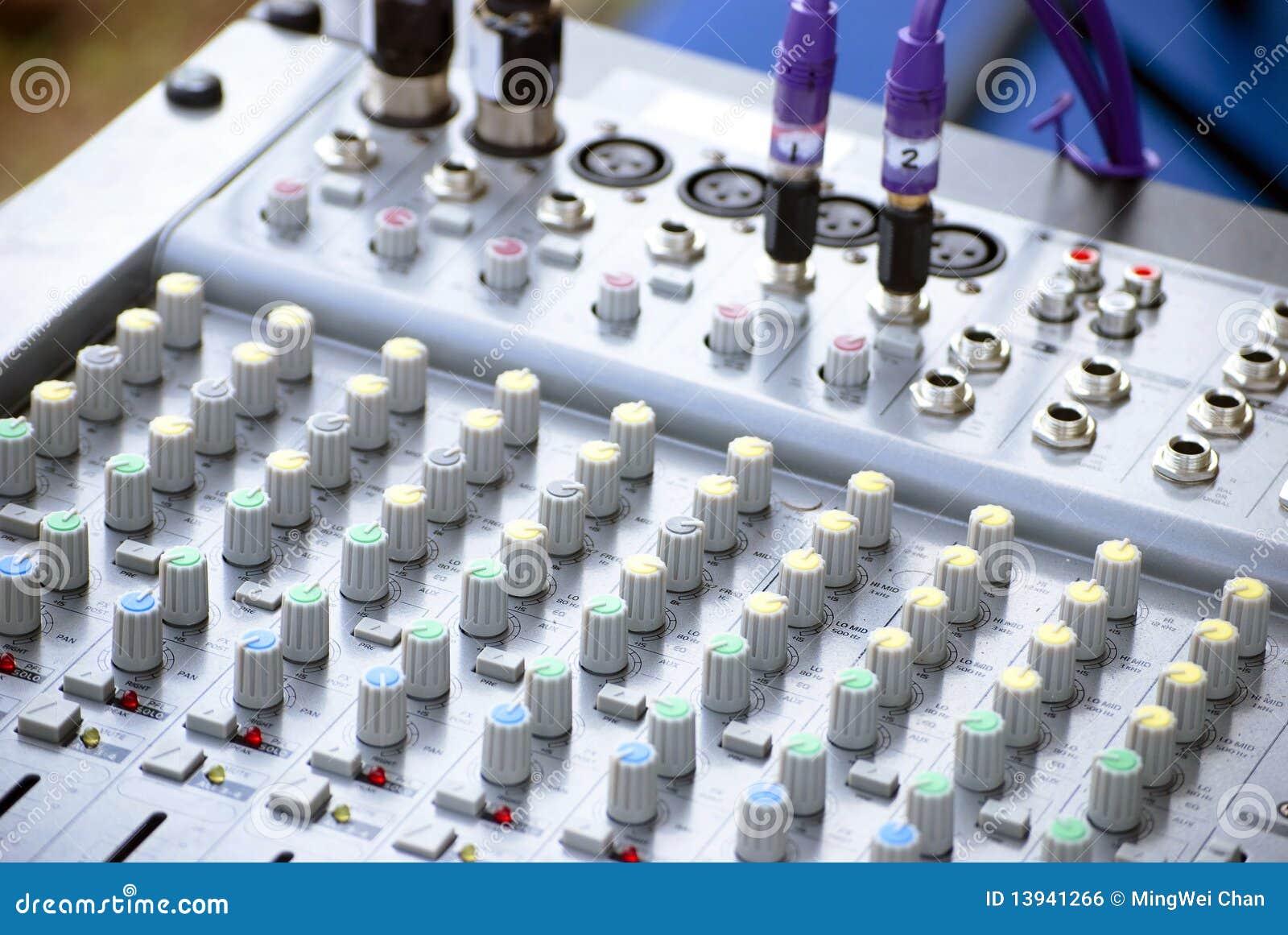 Sound System Console stock photo. Image of party, technique - 13941266