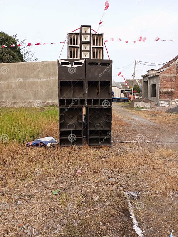 Sound system Indonesia stock photo. Image of audio, indonesia - 288653288