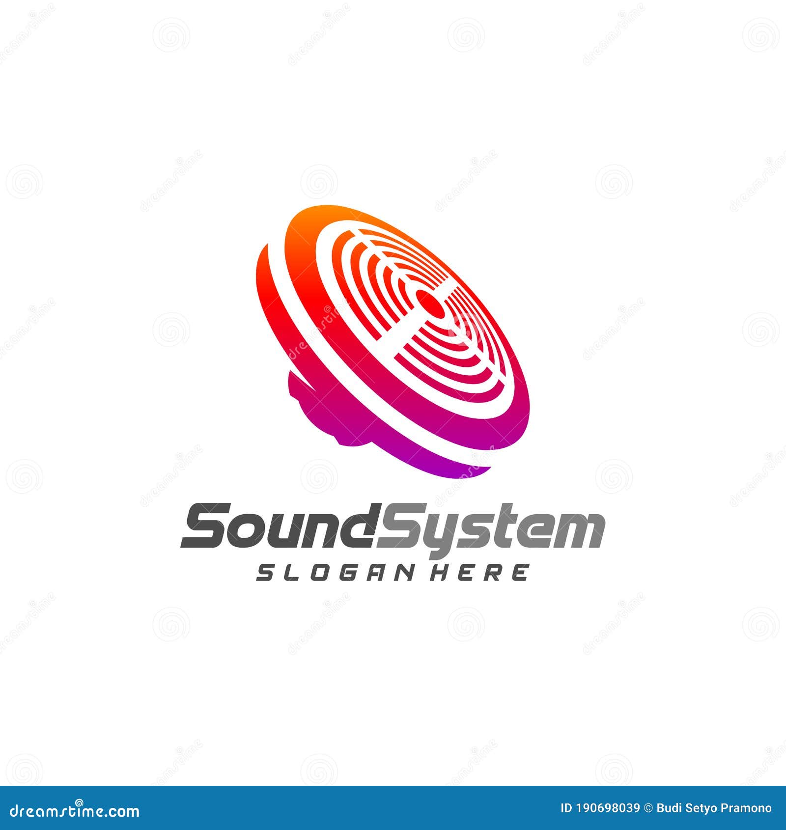 Sound System Logo Design Vector, Sound Logo Template, Concept Design ...