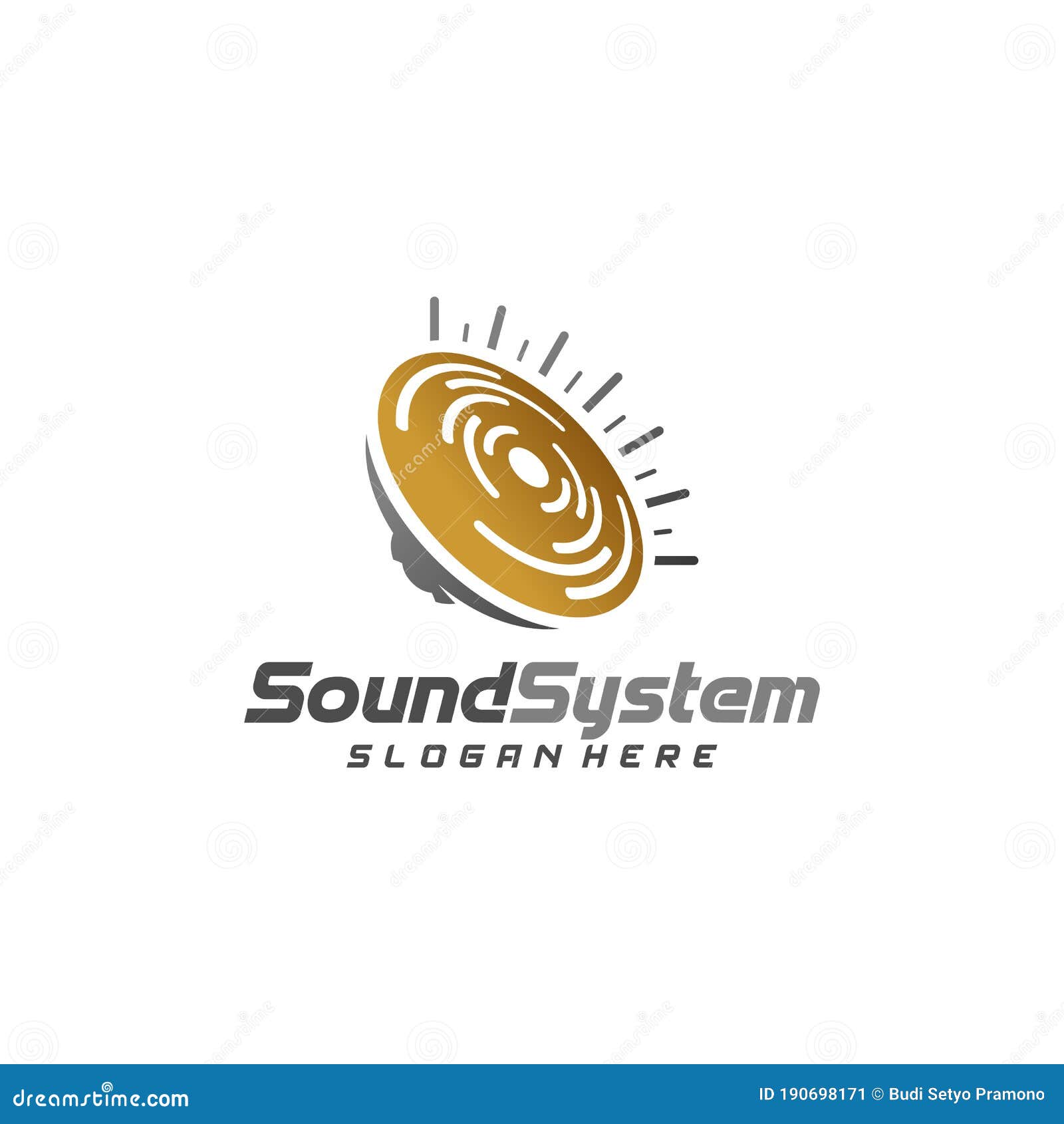 Sound System Logo Design Vector, Sound Logo Template, Concept Design ...