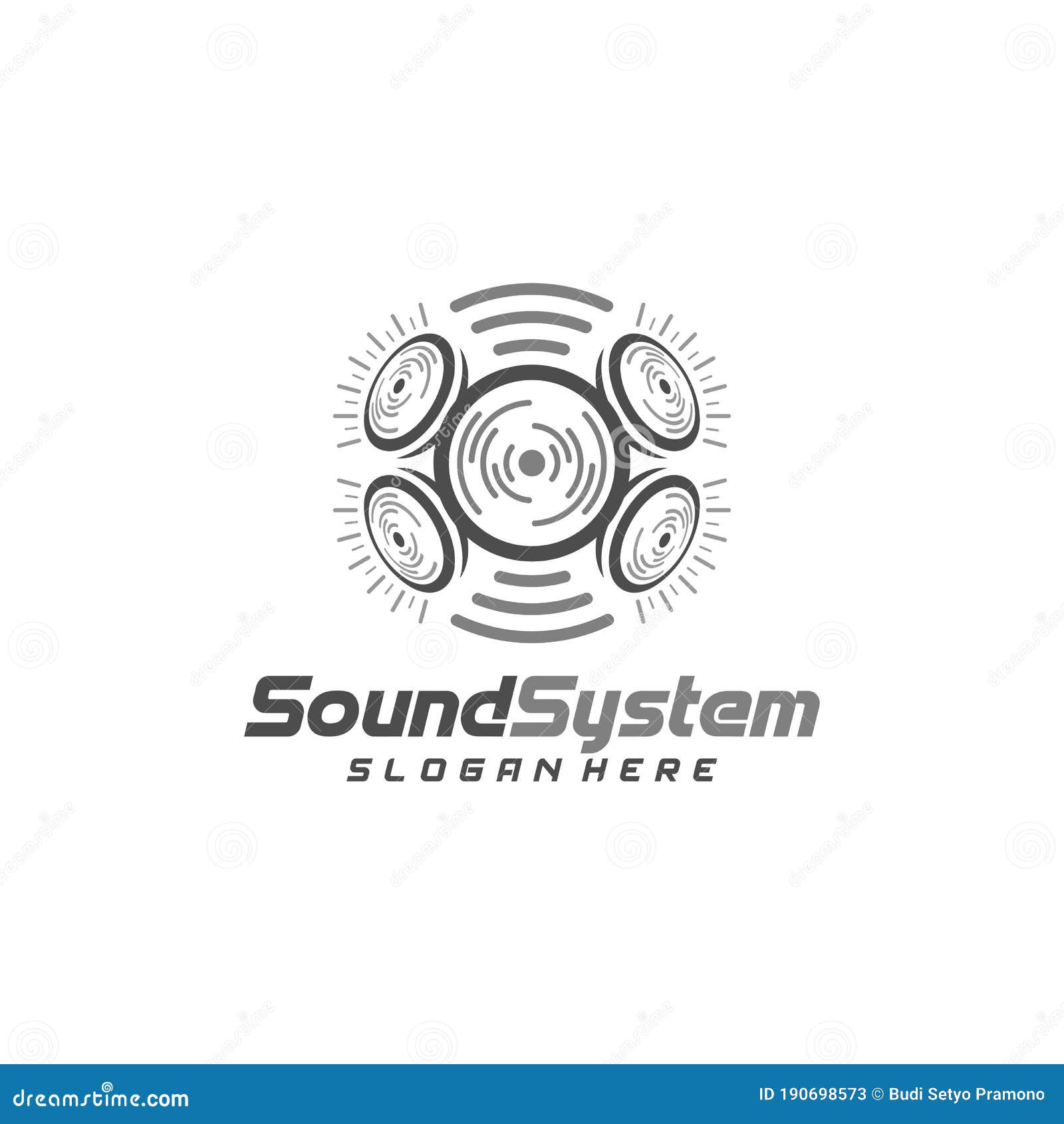 Sound System Logo Design Vector, Sound Logo Template, Concept Design ...