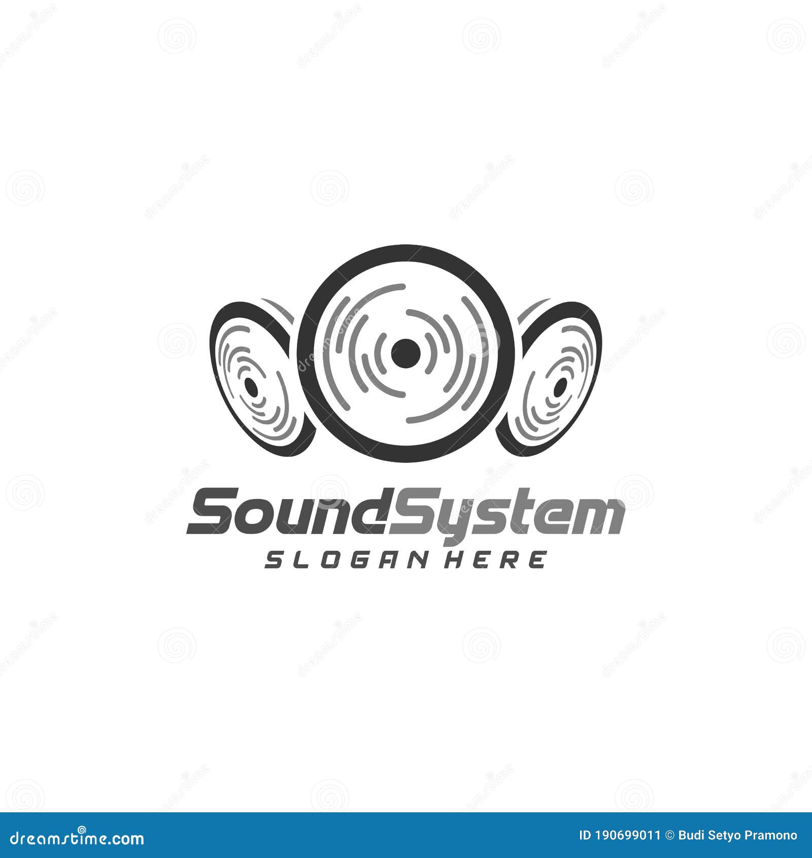 Sound System Logo Design Vector, Sound Logo Template, Concept Design ...