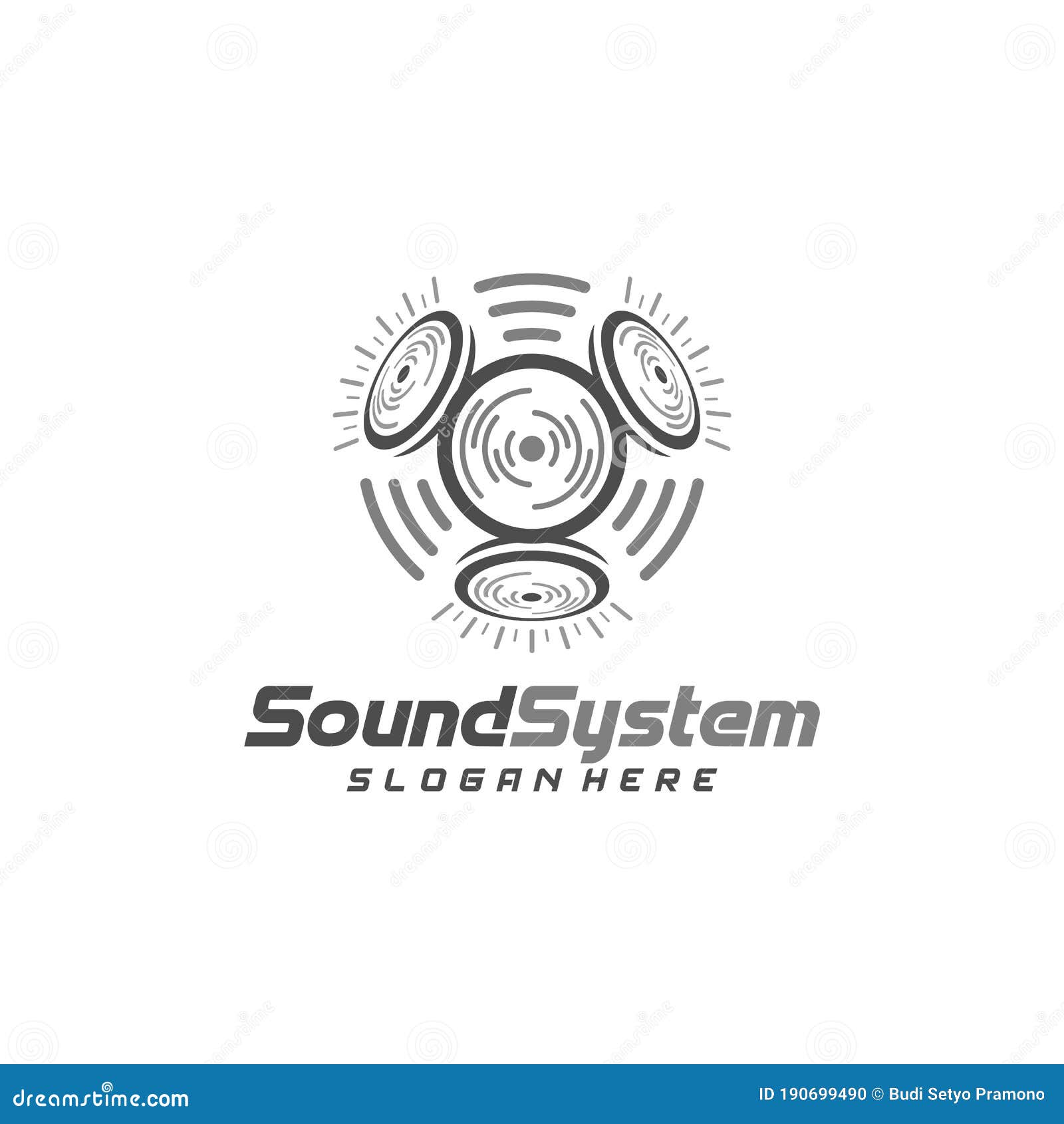 Sound System Logo Design Vector, Sound Logo Template, Concept Design ...