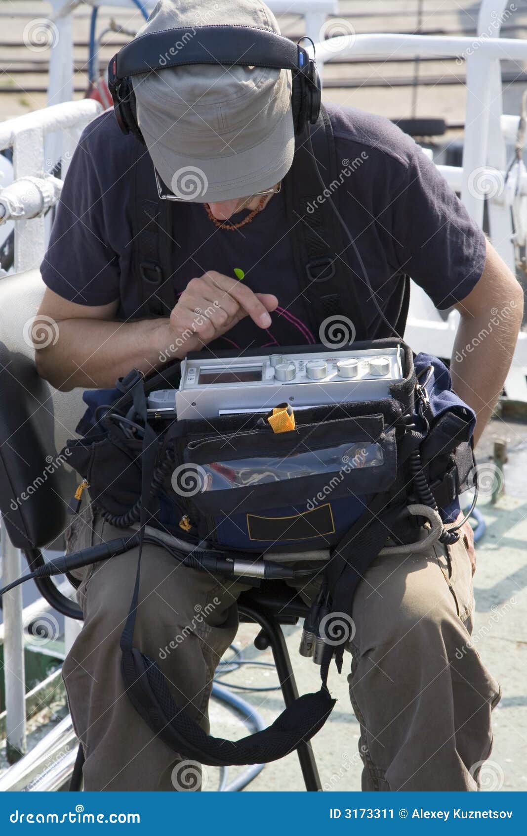 Sound technician stock image. Image of technology, recording - 3173311