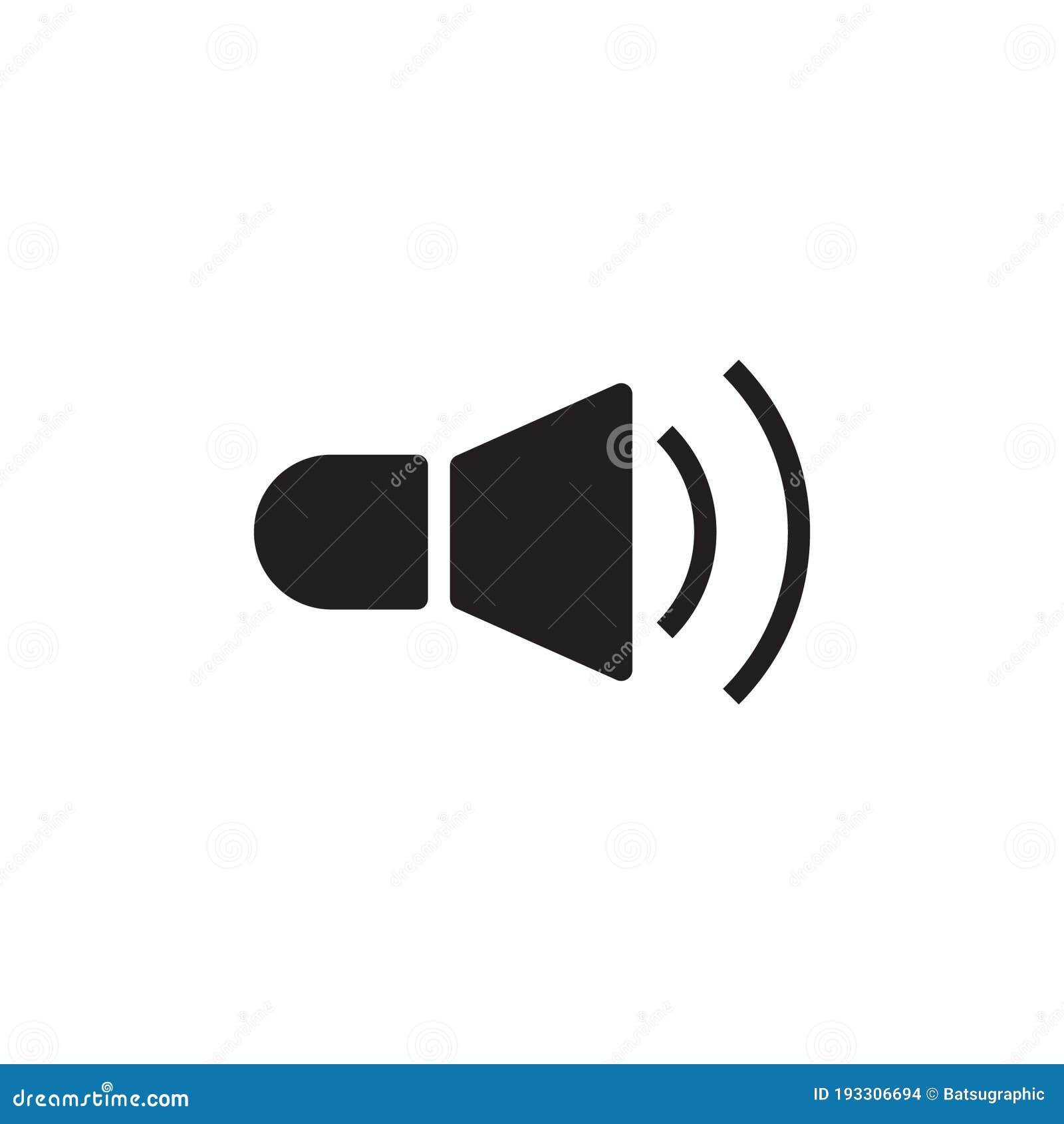 Sound Vector Icon Logo Design Stock Vector - Illustration of technology ...