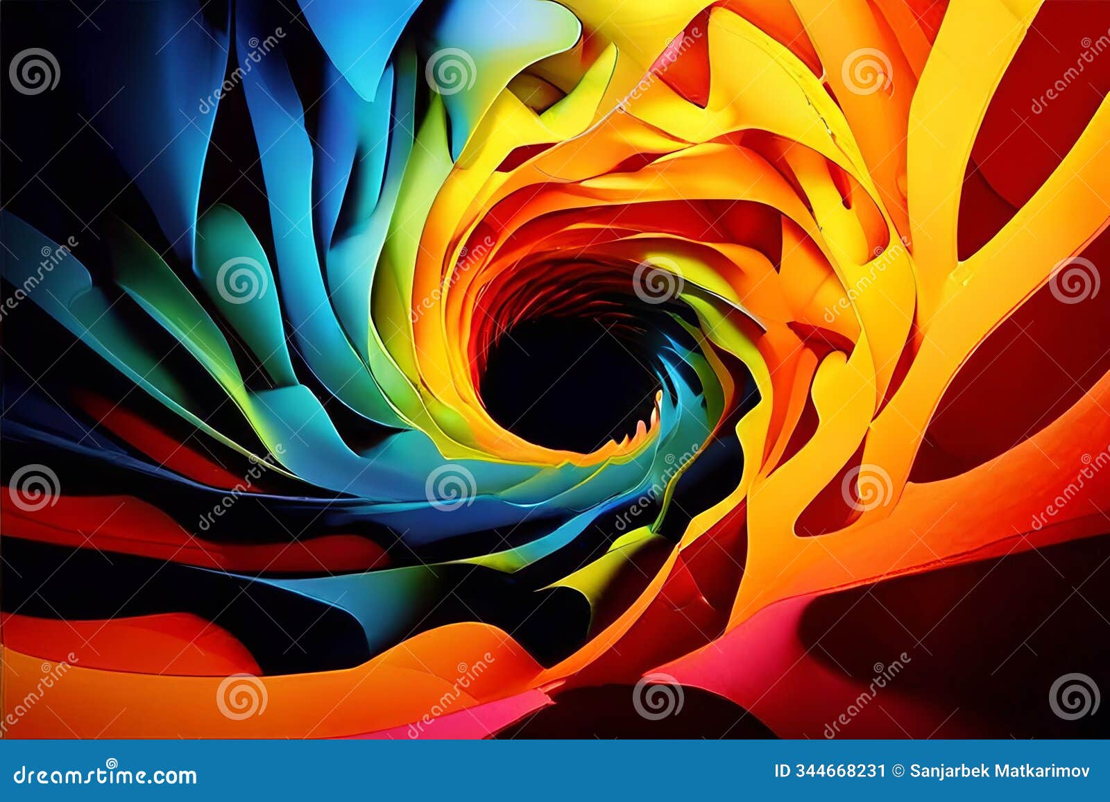 Sound Visualization Audio Visual Artvisualizing a Burst of Sound Stock ...