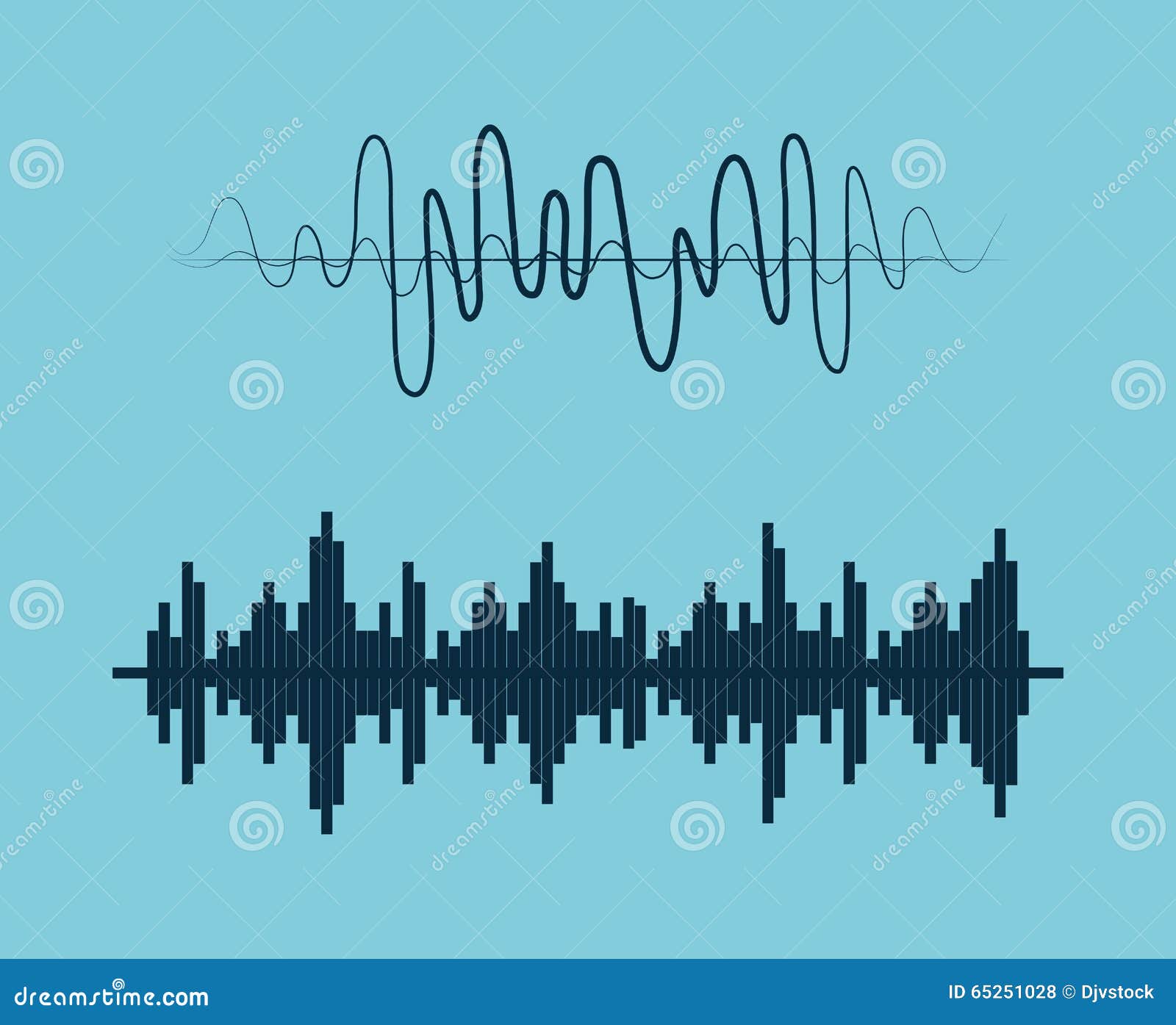 Sound of voice stock vector. Illustration of audio, record - 65251028