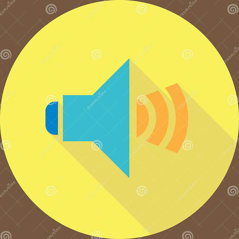 Sound Volume Increase. Vector Illustration Decorative Design Stock ...