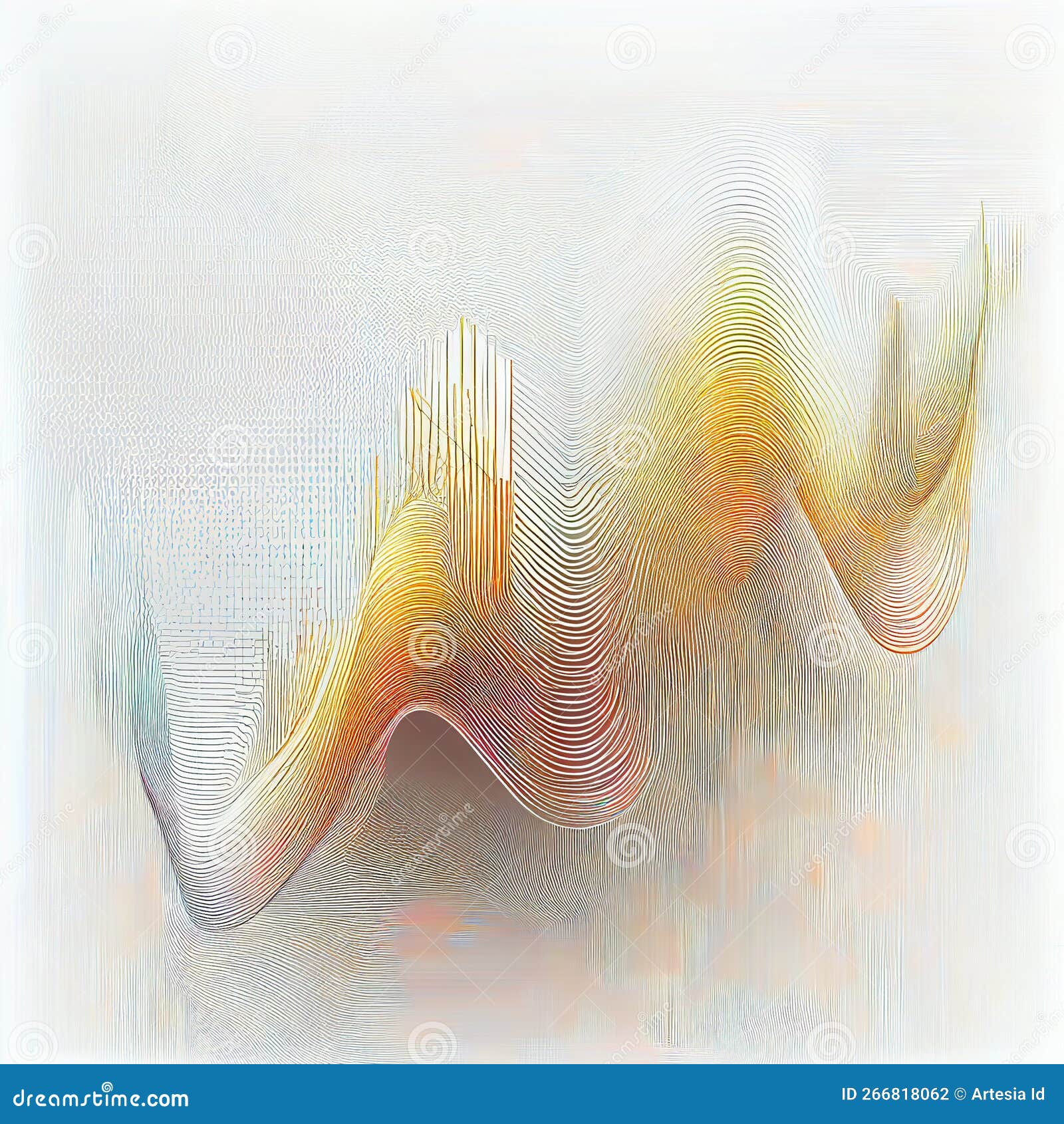 Sound Wave Abstract Vector Background Stock Illustration - Illustration ...