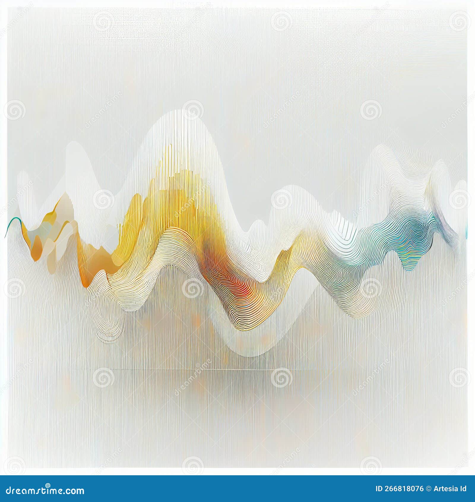 Sound Wave Abstract Vector Background Stock Illustration - Illustration ...