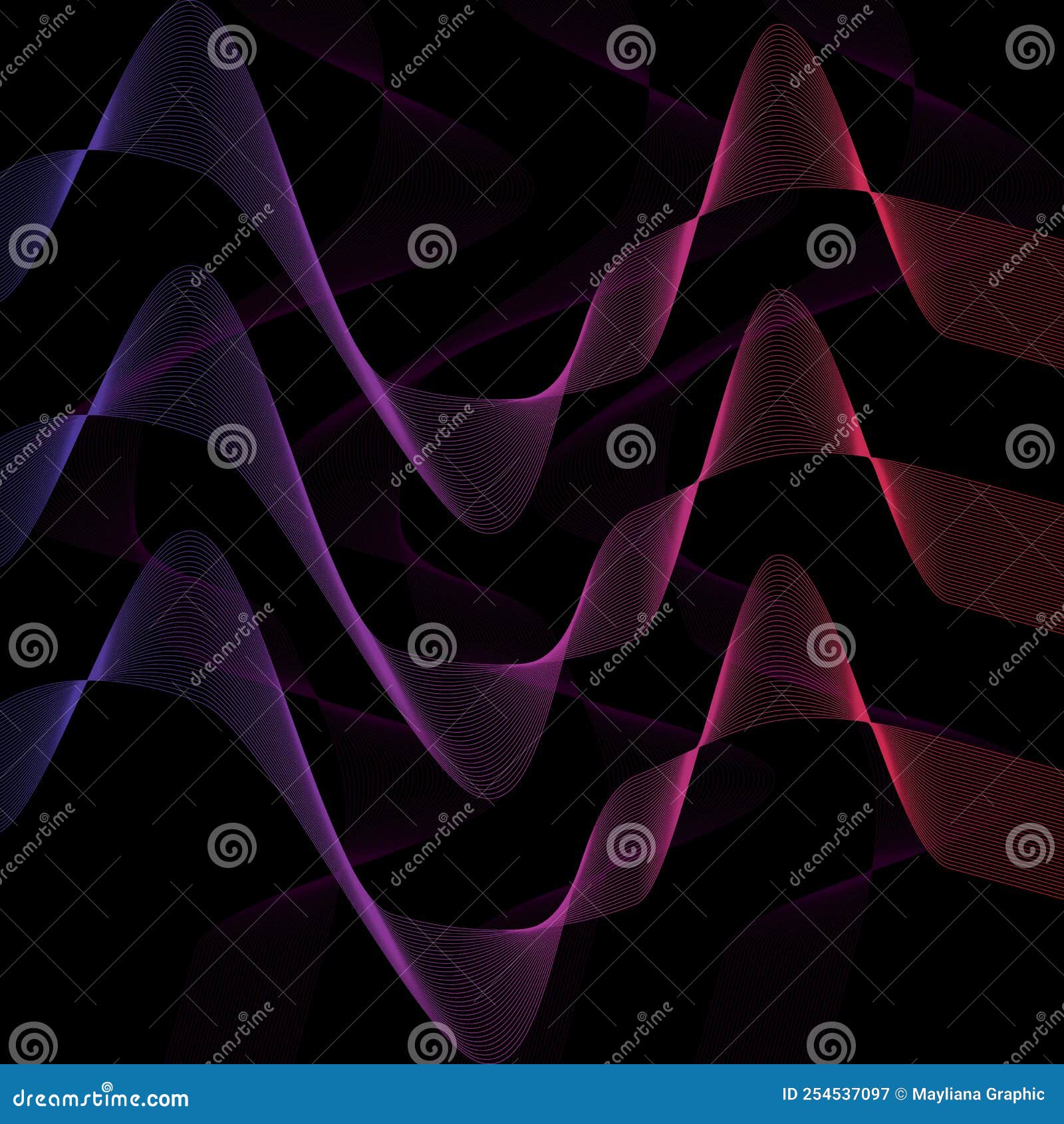 Sound Wave Background Design, Ultrasonic Gradient Wallpaper ...