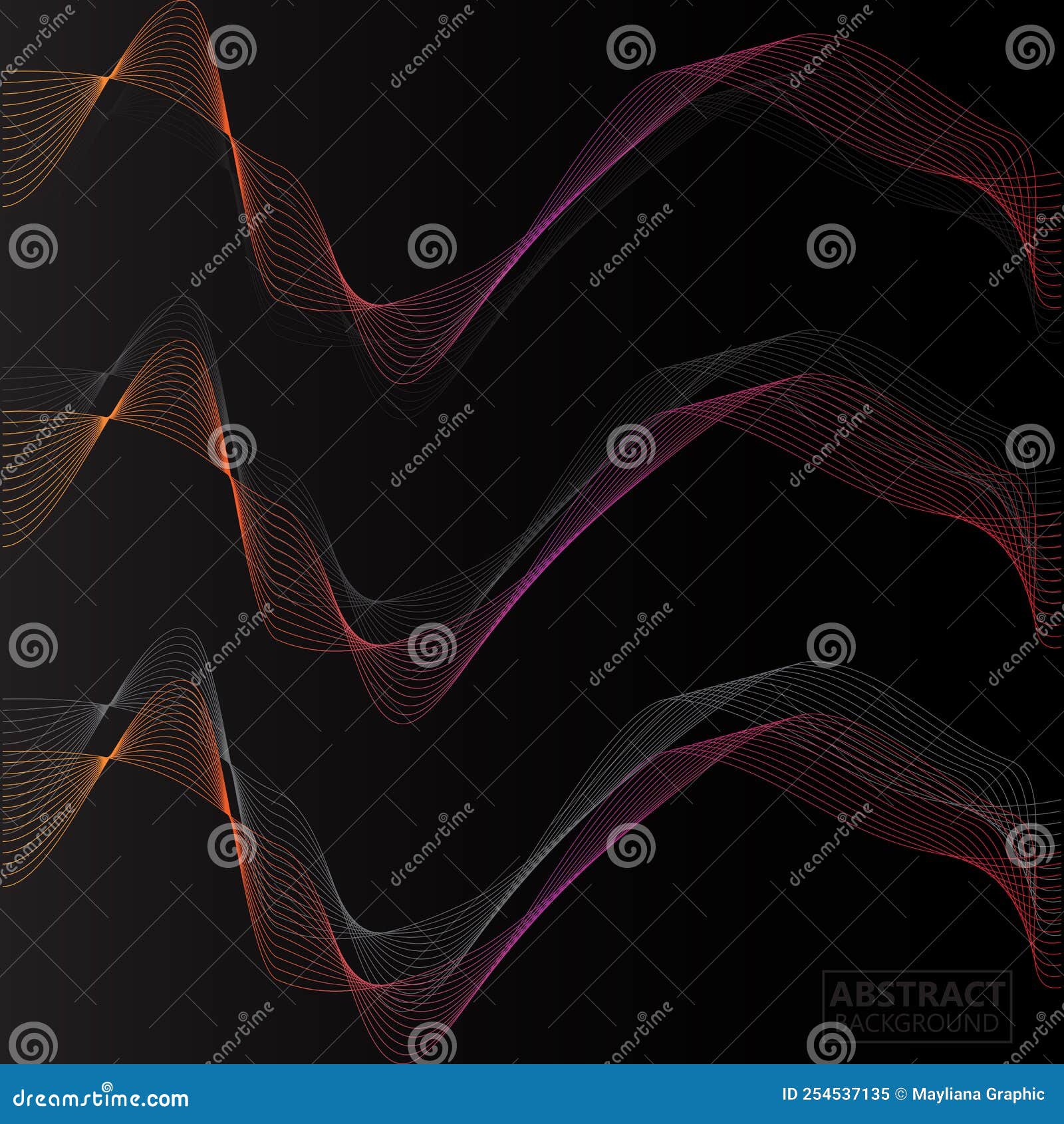 Sound Wave Background Design, Ultrasonic Gradient Wallpaper ...