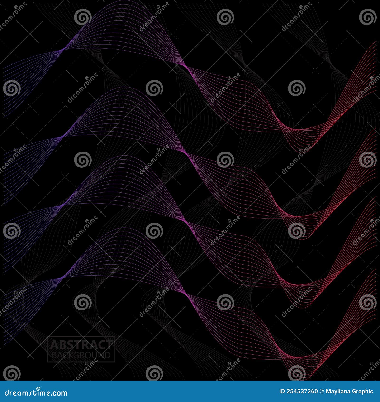 Sound Wave Background Design, Ultrasonic Gradient Wallpaper ...