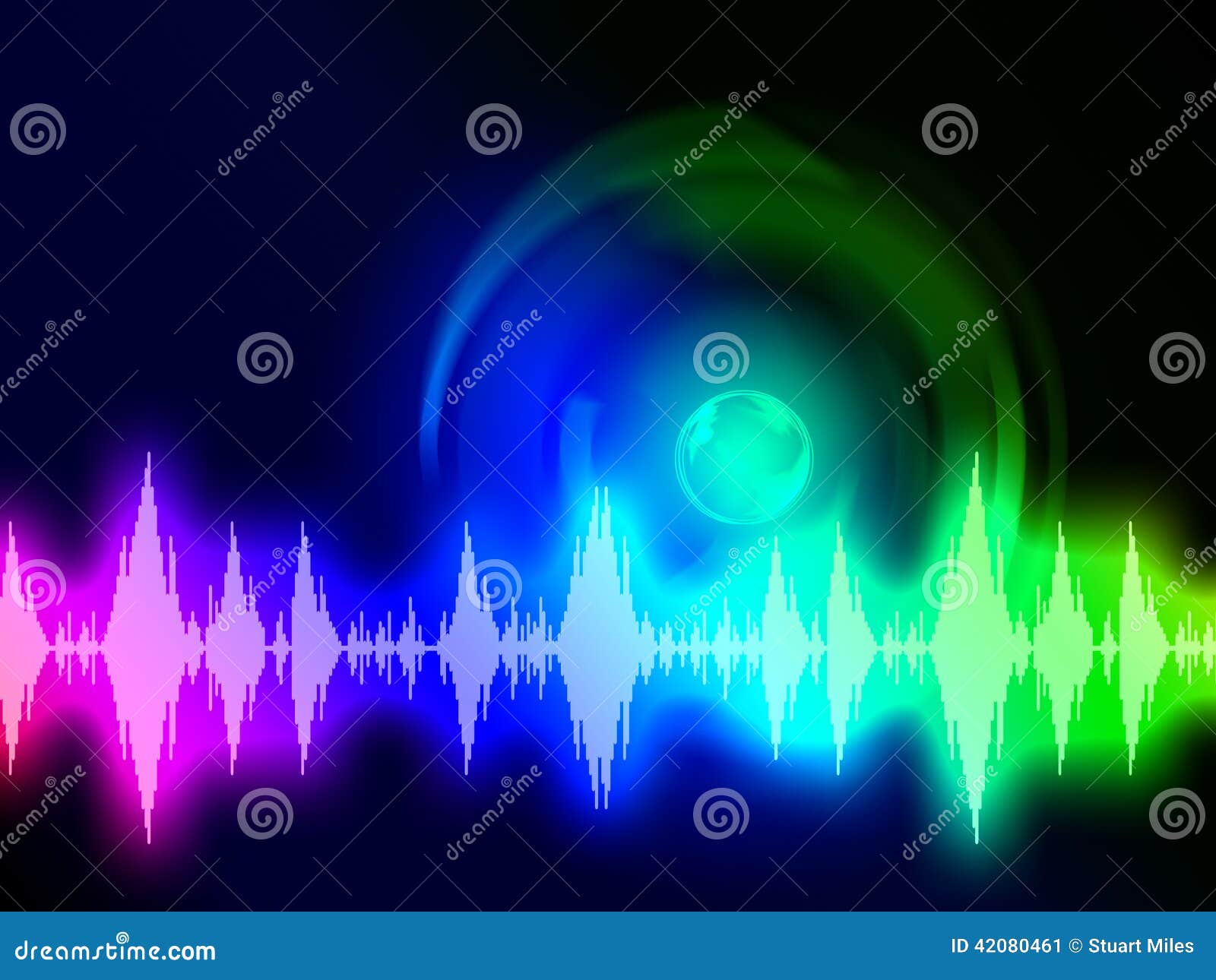 Audio Spectrum Visualizer Orange Background, Audio Spectrum Background ...