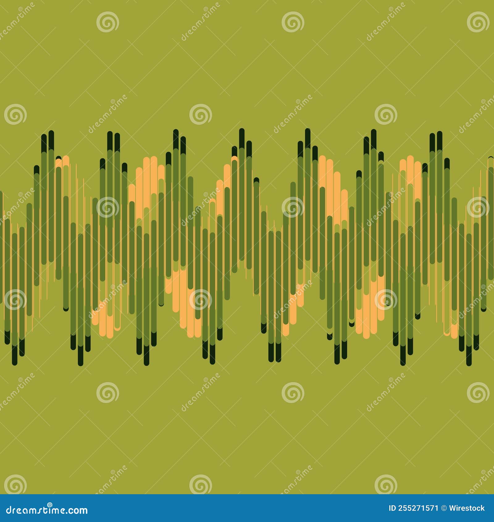 Sound Wave on a Black HUD Graphics Chart or Waveform of Multicolored ...