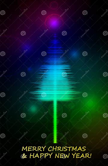 Sound wave christmas stock illustration. Illustration of decoration ...