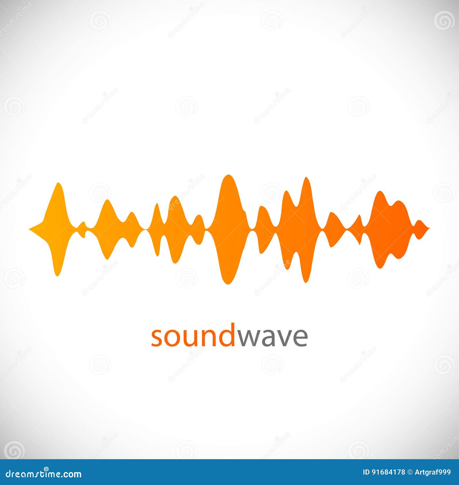 Sound Wave. Design Element. Vector Illustration Stock Vector ...