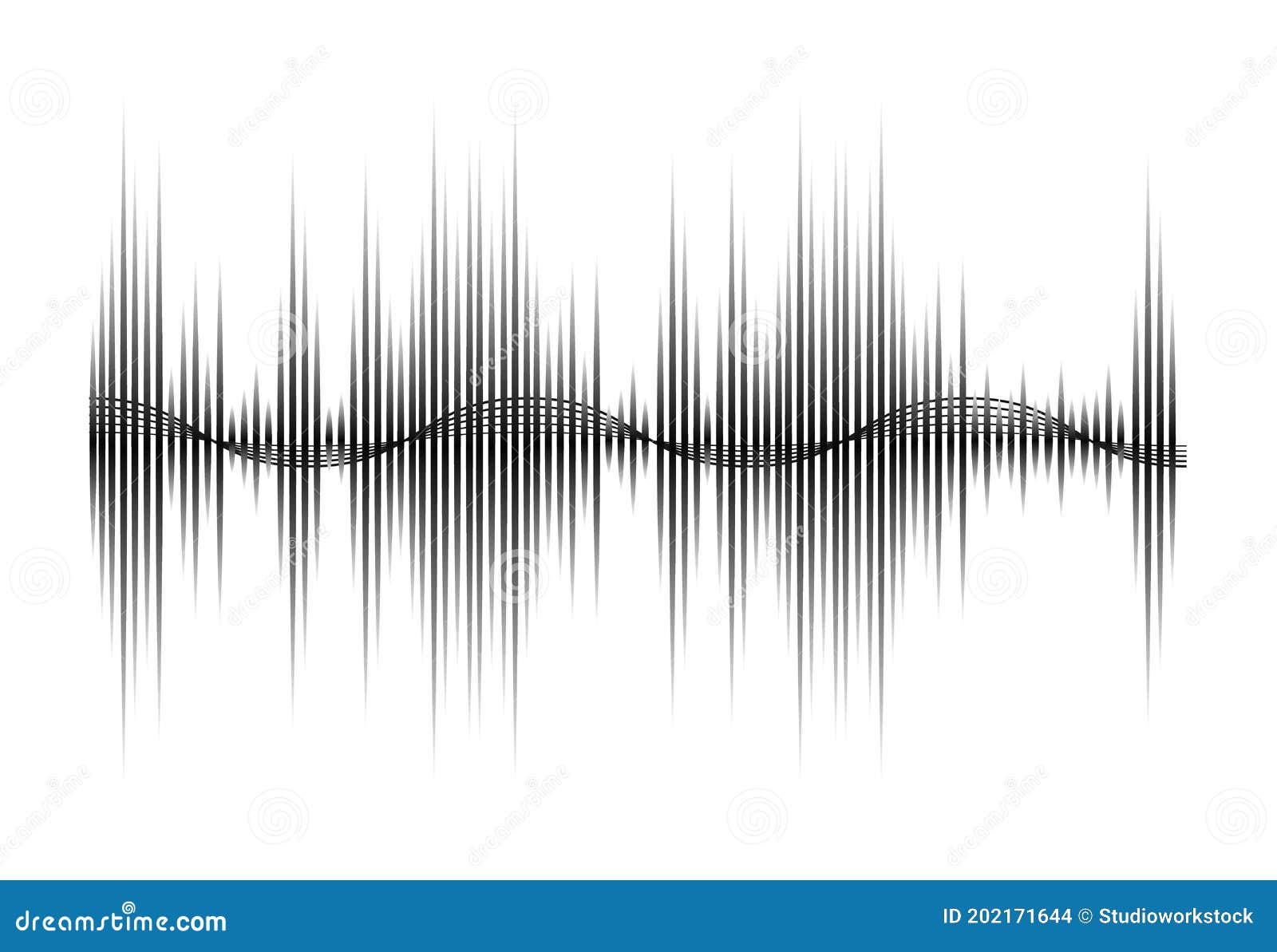 Sound Diagram LP Cartoon Vector | CartoonDealer.com #298766991