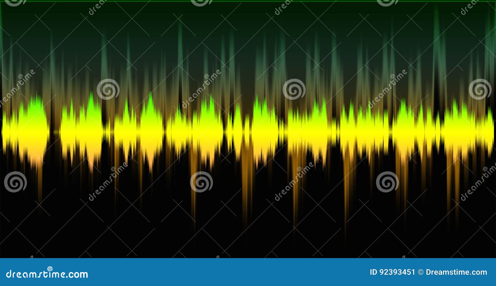 Sound wave effect stock illustration. Illustration of style - 92393451