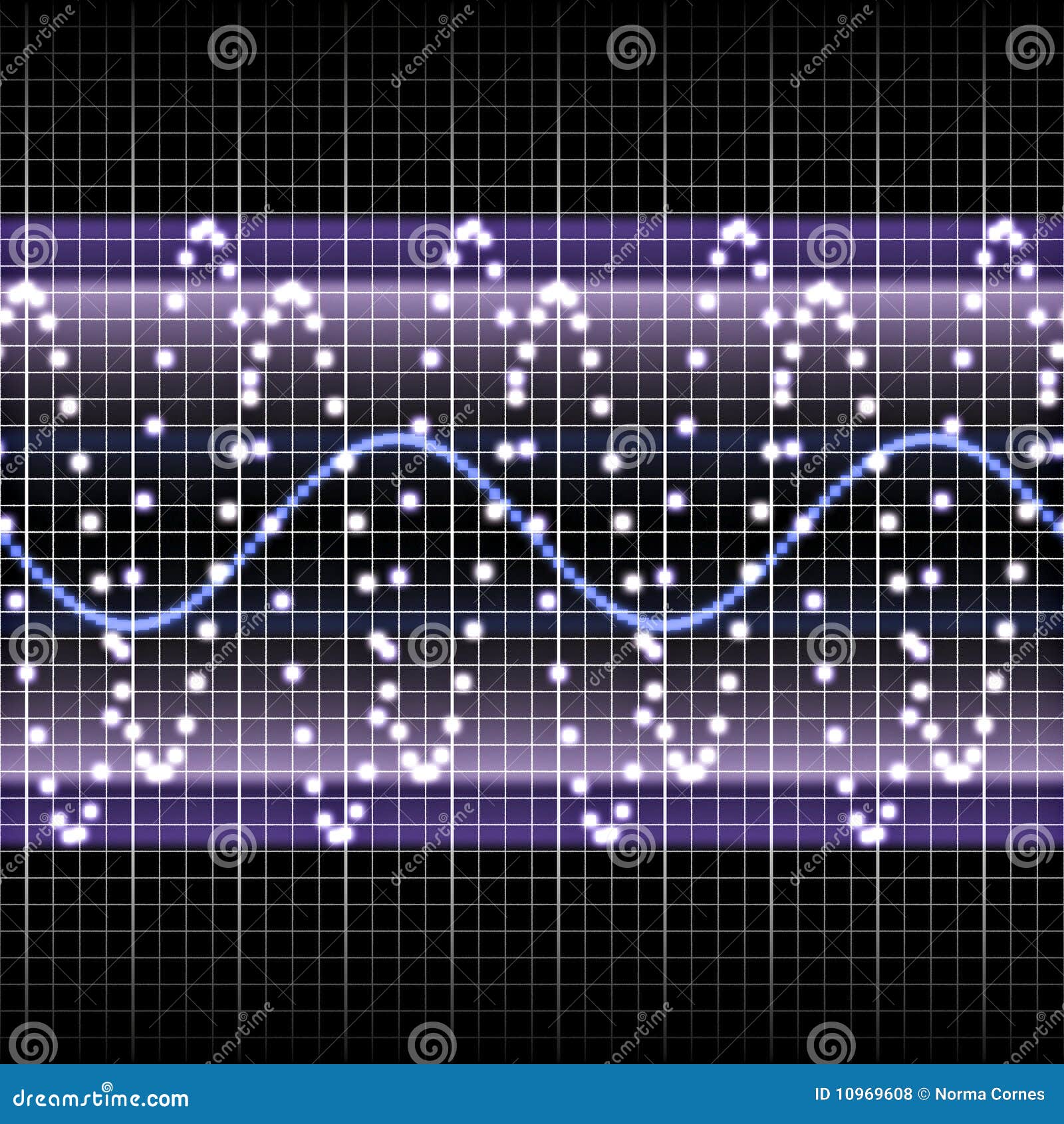 Sound wave forms stock illustration. Illustration of creative - 10969608