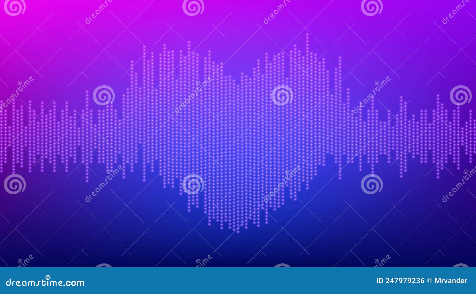 Sound Wave. Heart Shape. Music Equalizer Stock Vector - Illustration of ...