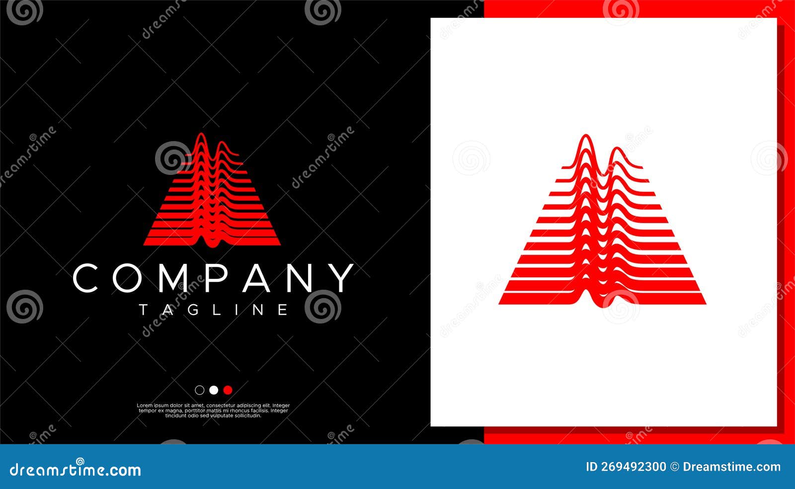 Sound Wave Letter a Logo Design Vector. Modern Abstract Spectrum a ...