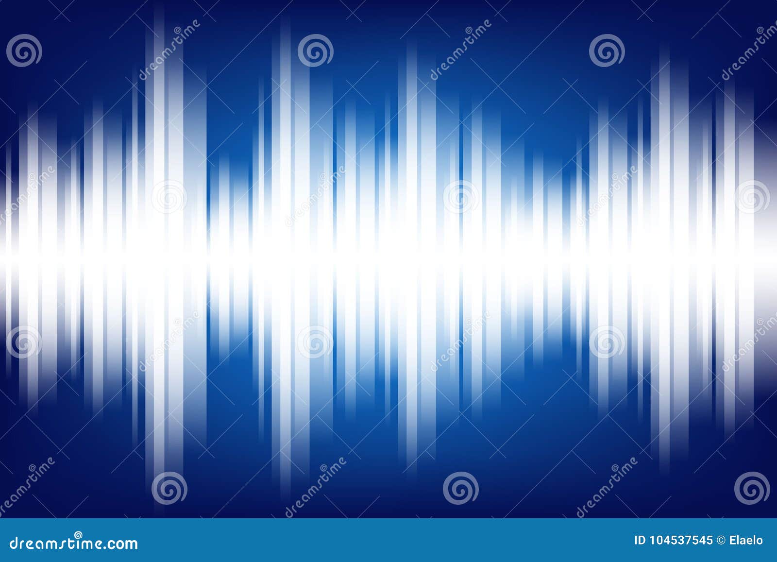 Sound Wave Light Background Illustration Stock Vector - Illustration of ...