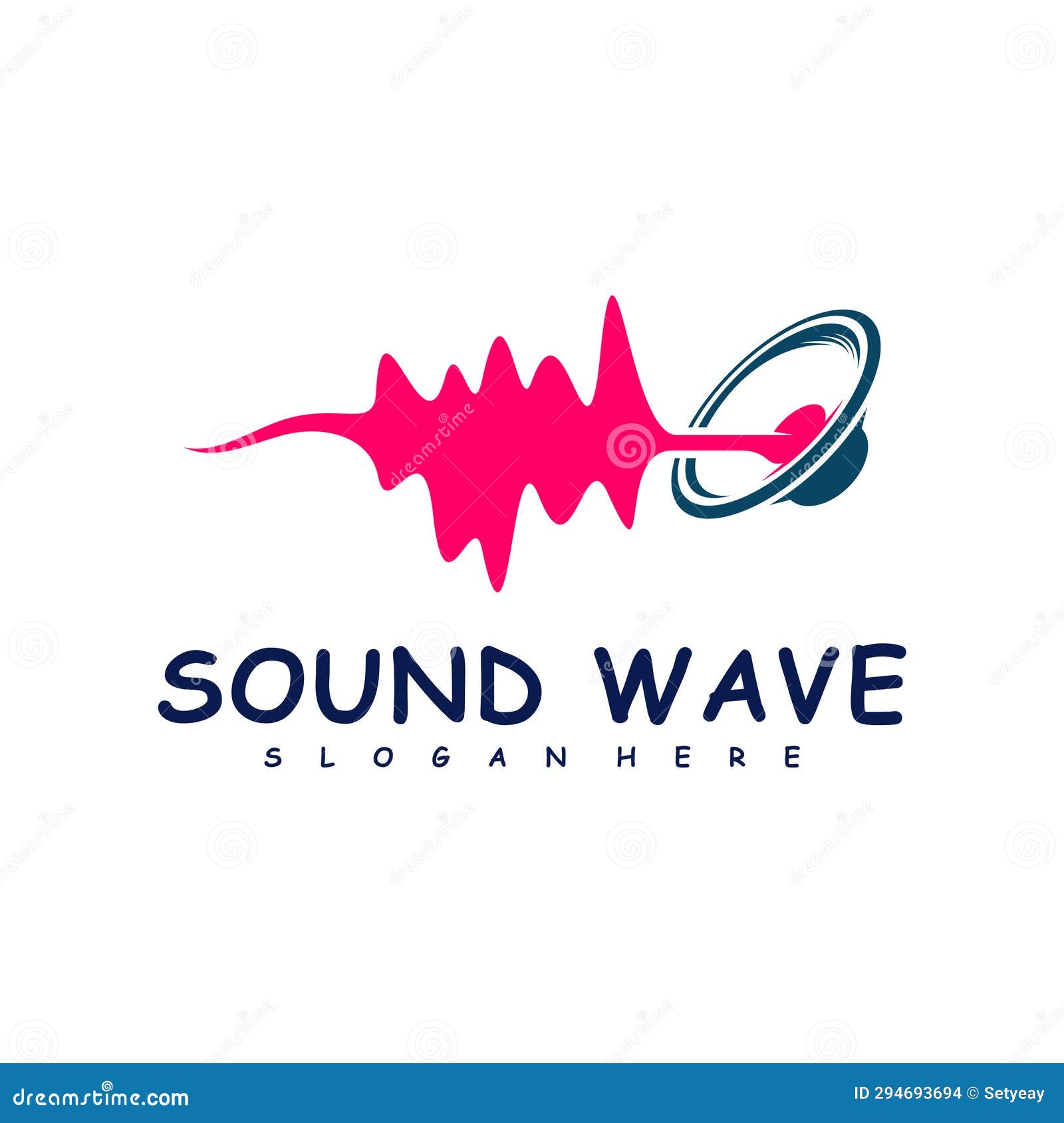 Sound Wave Logo Design Concept Vector. Sound Wave Illustration Design ...