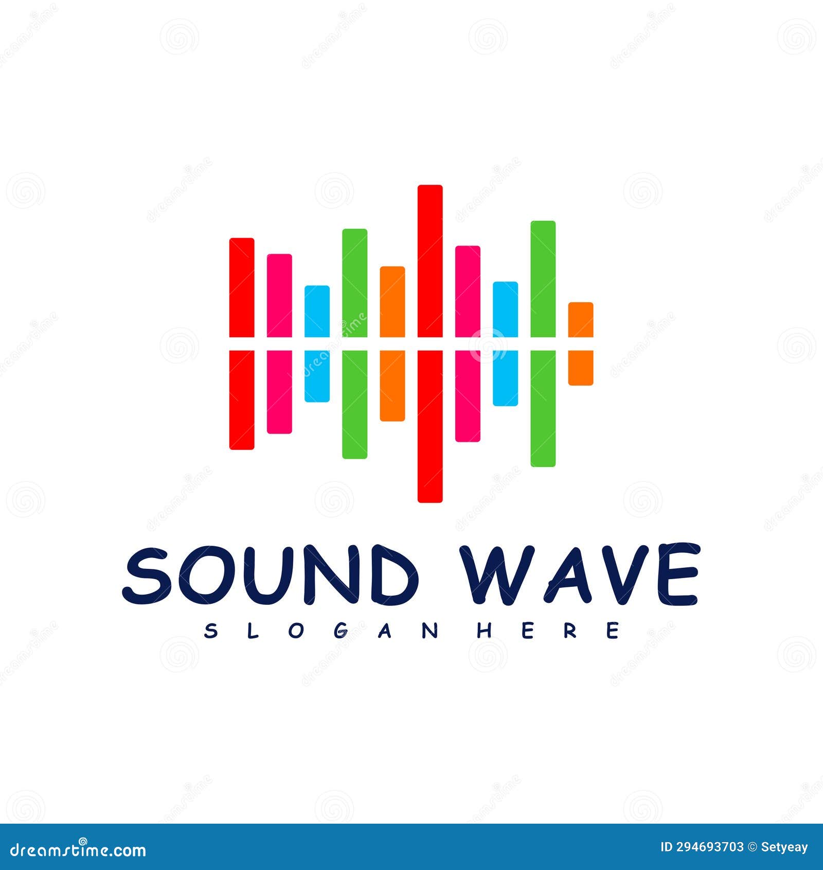 Sound Wave Logo Design Concept Vector. Sound Wave Illustration Design ...