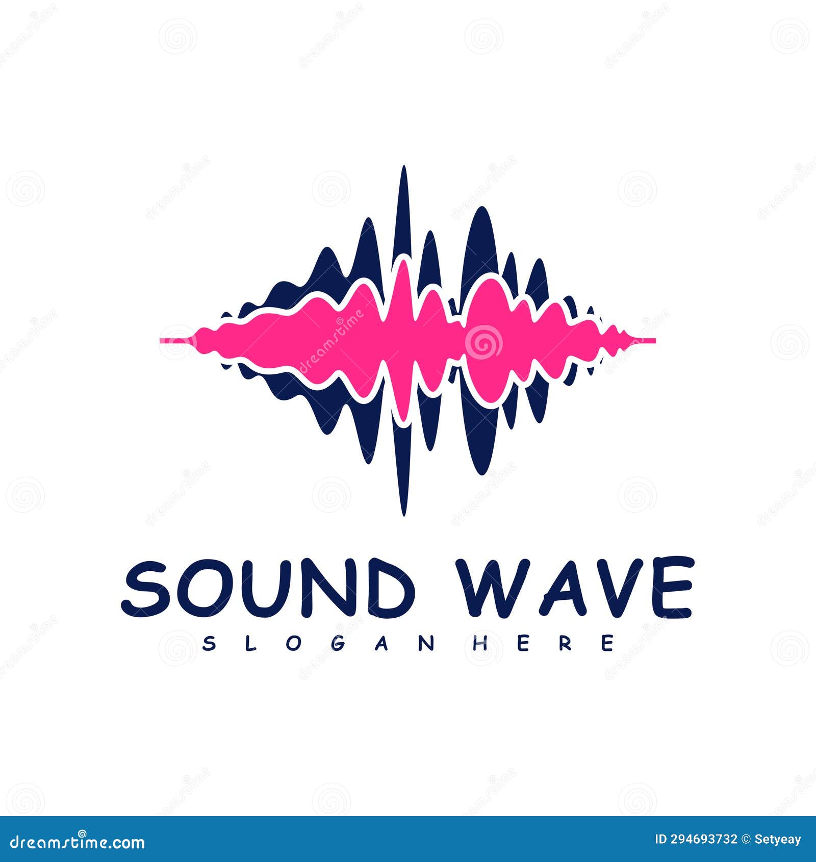 Sound Wave Logo Design Concept Vector. Sound Wave Illustration Design ...