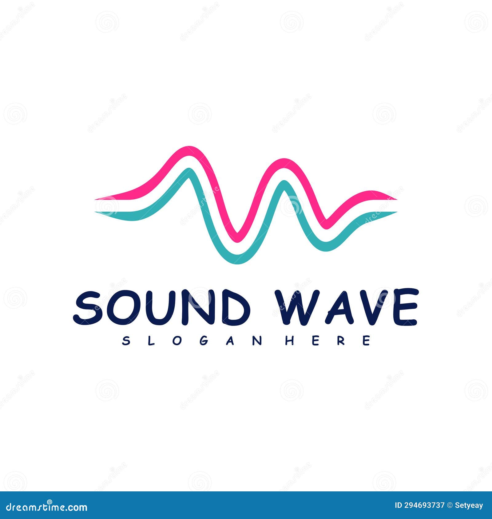 Sound Wave Logo Design Concept Vector. Sound Wave Illustration Design ...