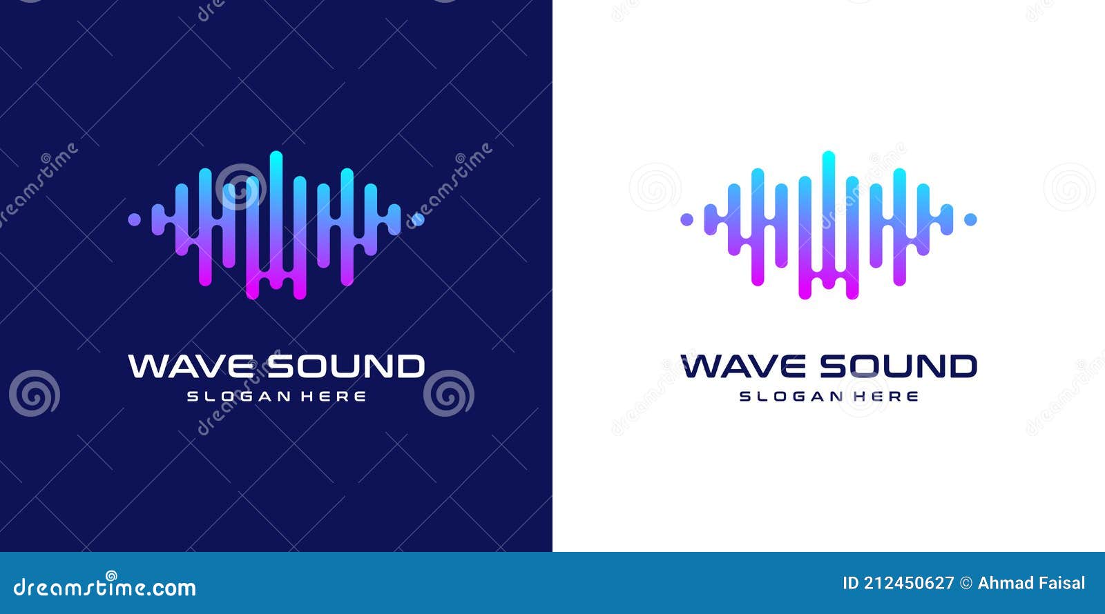 Sound Wave Logo Design Inspiration Stock Vector - Illustration of media ...
