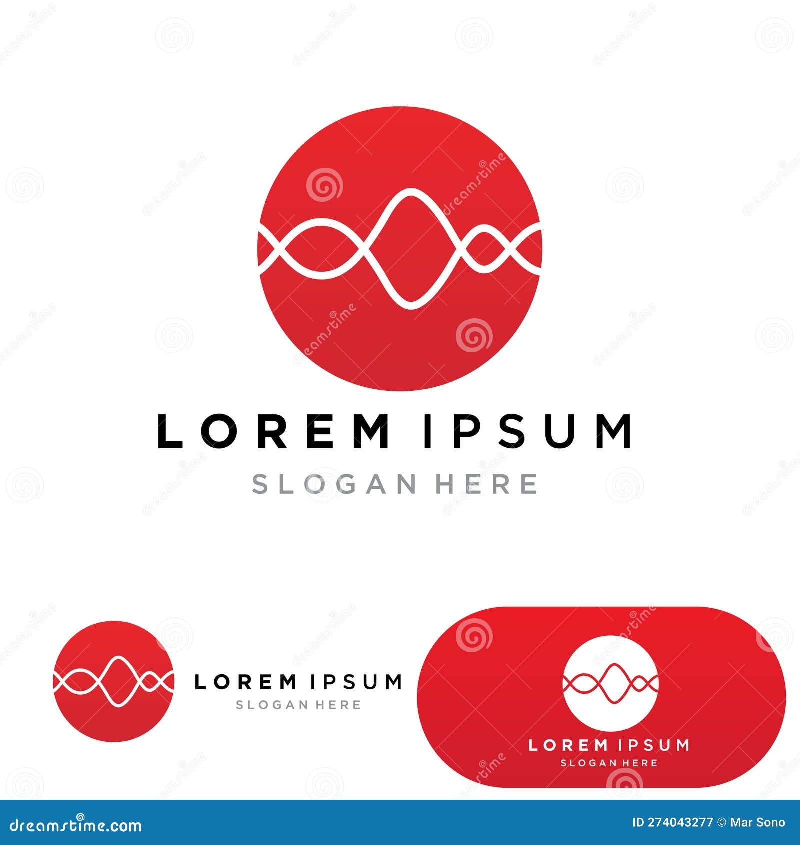 Sound Wave Logo and Symbol Vector Stock Vector - Illustration of volume ...